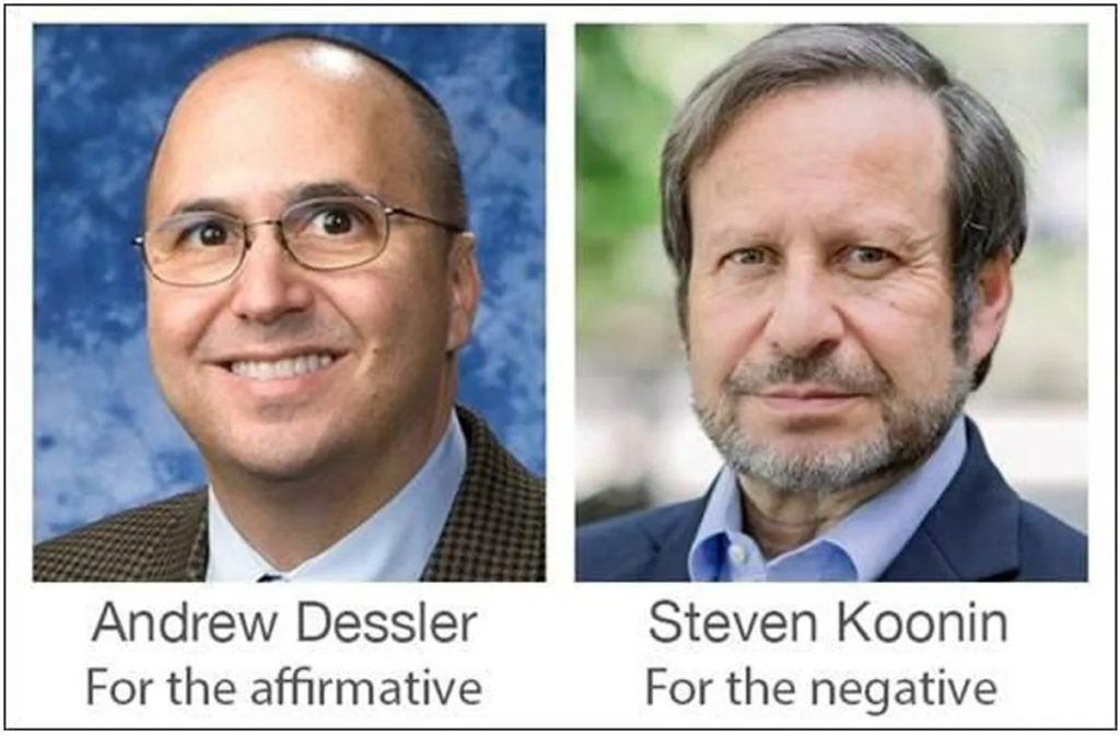 Koonin-Dessler Climate Change Debate - CO2 Coalition