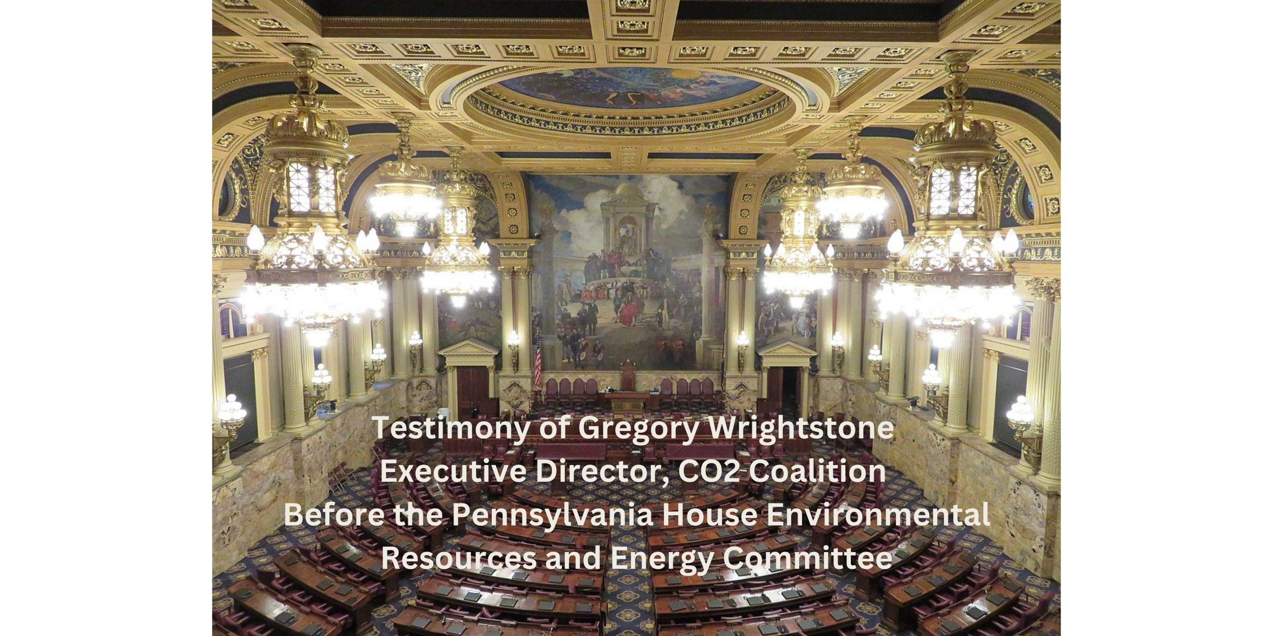 Testimony of CO2 Coalition Executive Director Gregory Wrightstone ...