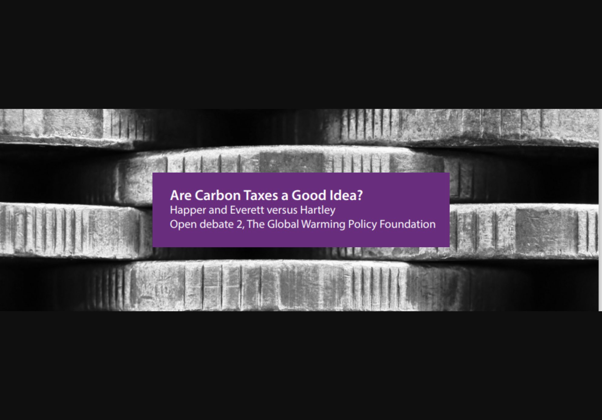 Are Carbon Taxes a Good Idea? Happer and Everett versus Hartley - CO2 ...