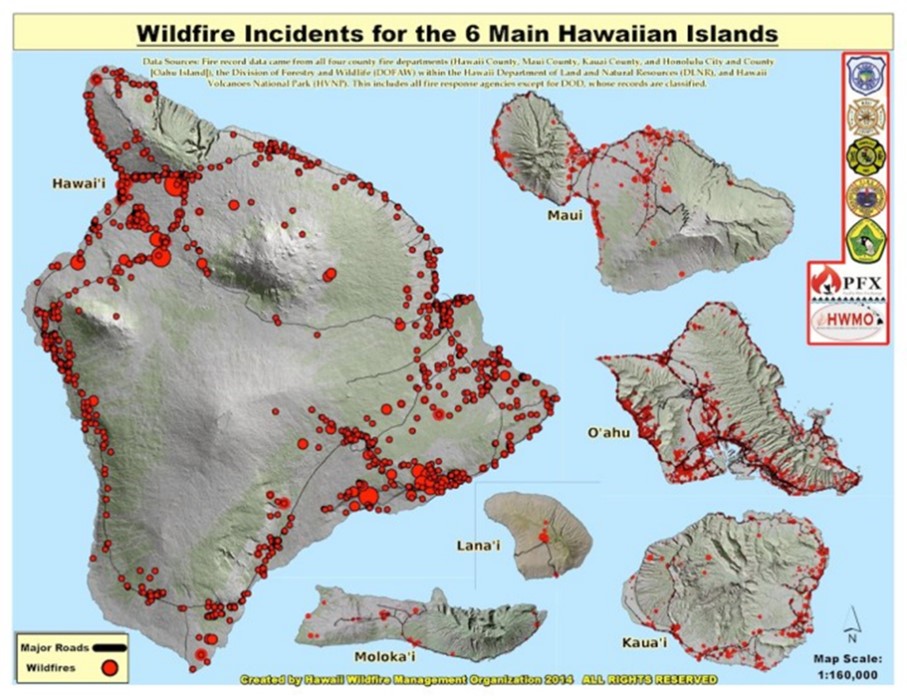 Hawaiian Fires: Fueled by Invasive Grasses, a Wet Spring & Human ...